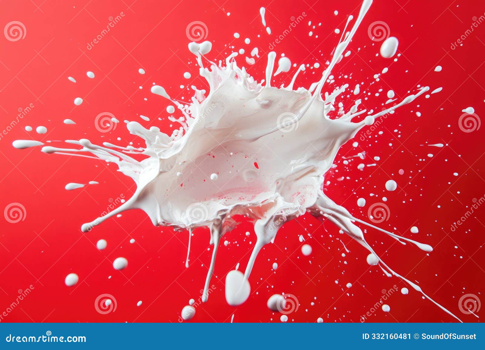 White Paint Explosion Splash Abstract Background. Milk Cloud, Dust ...