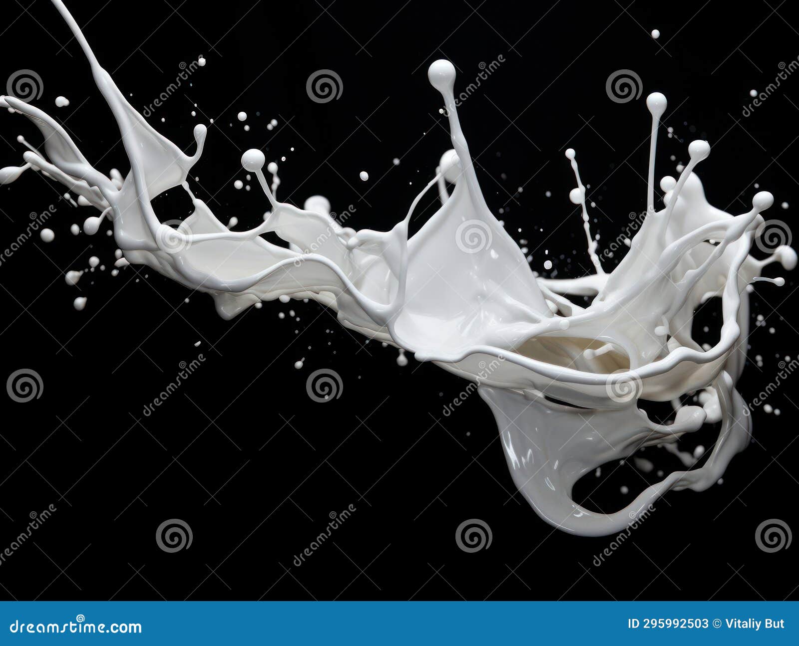 White Paint Splash on Black Background Stock Image - Image of abstract ...