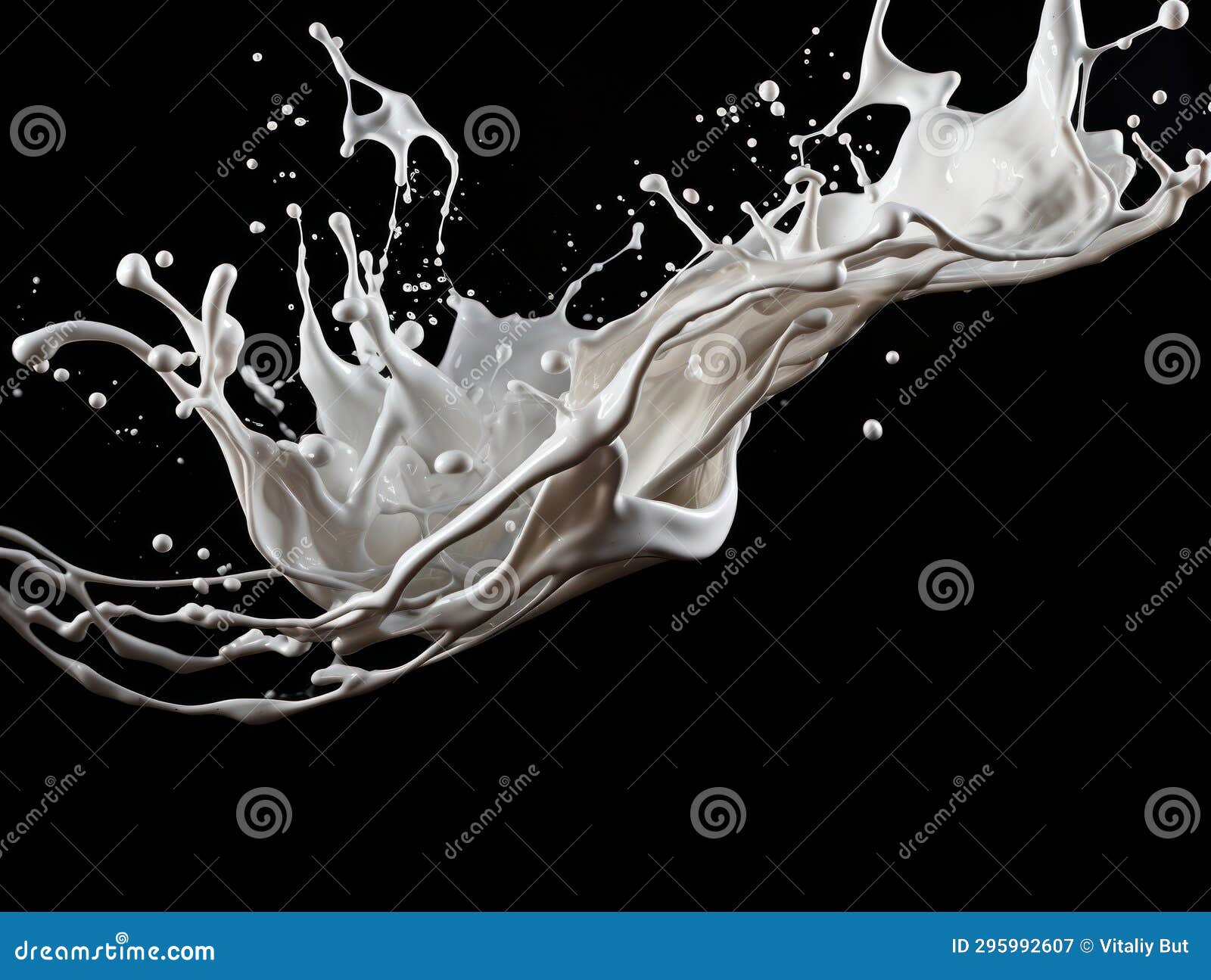 White Paint Splash on Black Background Stock Image - Image of stain ...