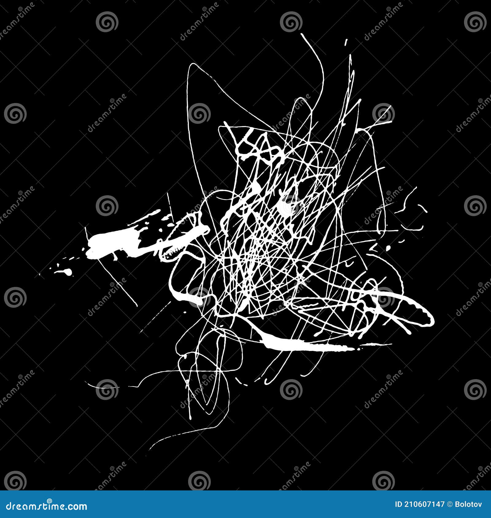 White Paint Splash. Distressed Overlay Element Stock Vector ...