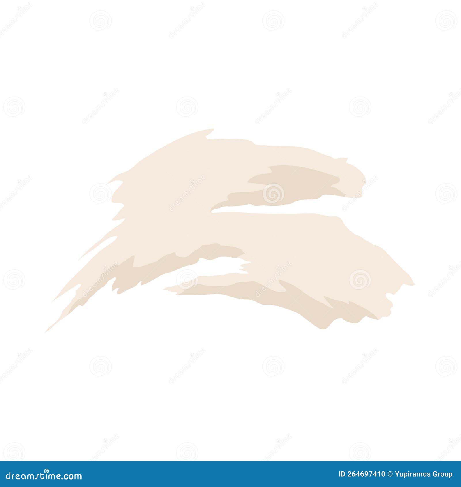 White paint strokes stock vector. Illustration of paint - 264697410