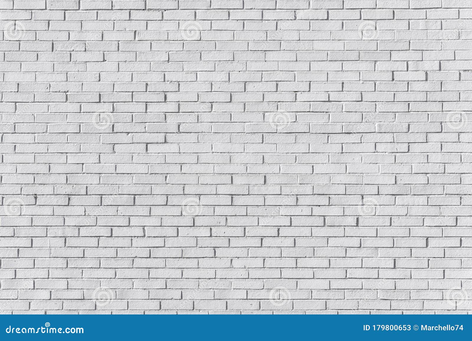 White Painted Brick Wall for Texture or Background Stock Image - Image ...