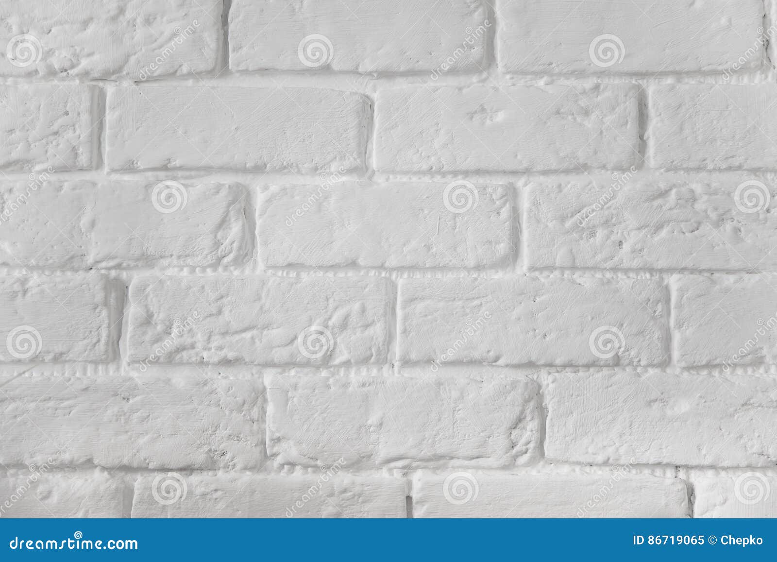 White Painted Brick Wall Texture Background Stock Image - Image of ...