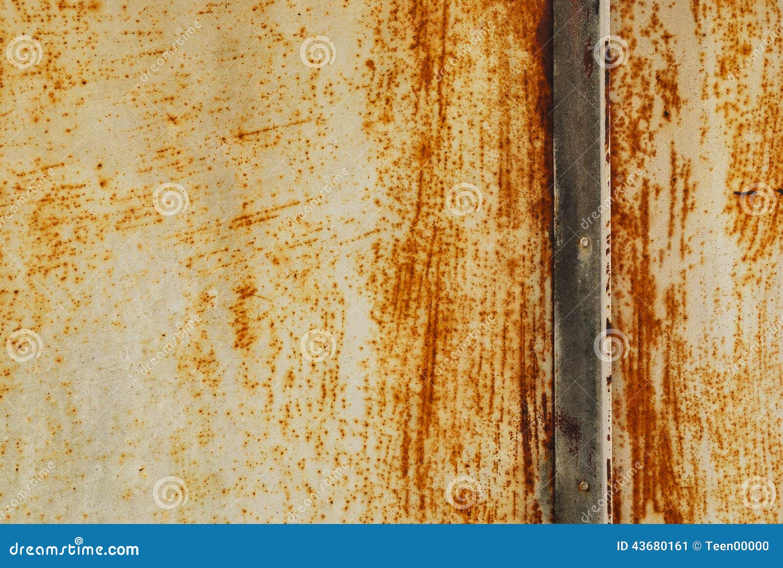 White Painted Metal with Rust Stock Image - Image of industry, stain ...