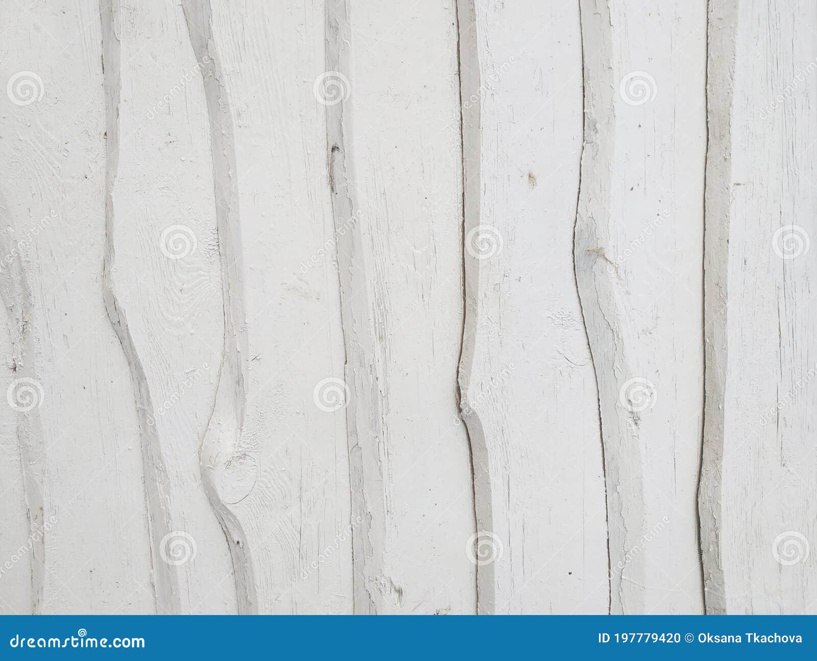 White Painted Wooden Texture Background. Rough Uneven Wooden Vertical ...
