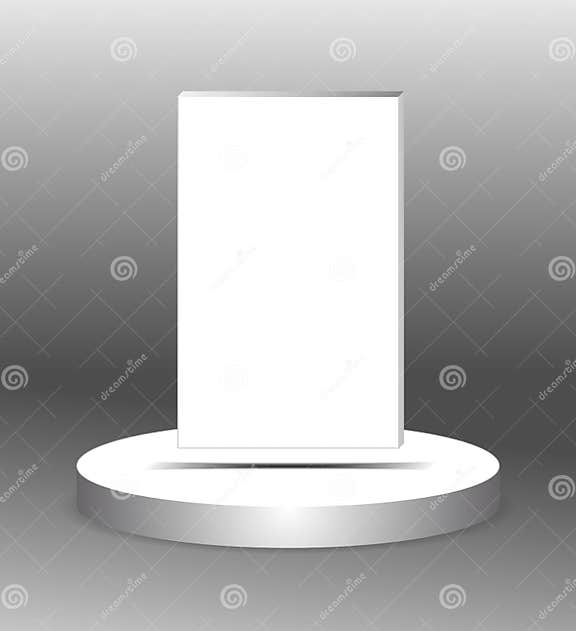 White panel stock vector. Illustration of page, element - 23635303