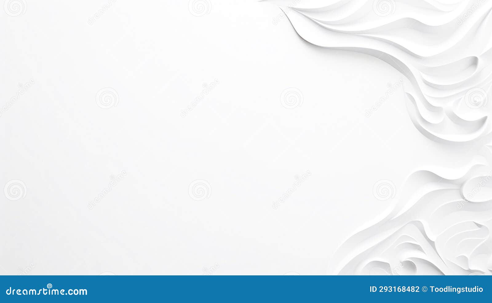 White Paper with Abstract Ripples on it, for Art or Design ...