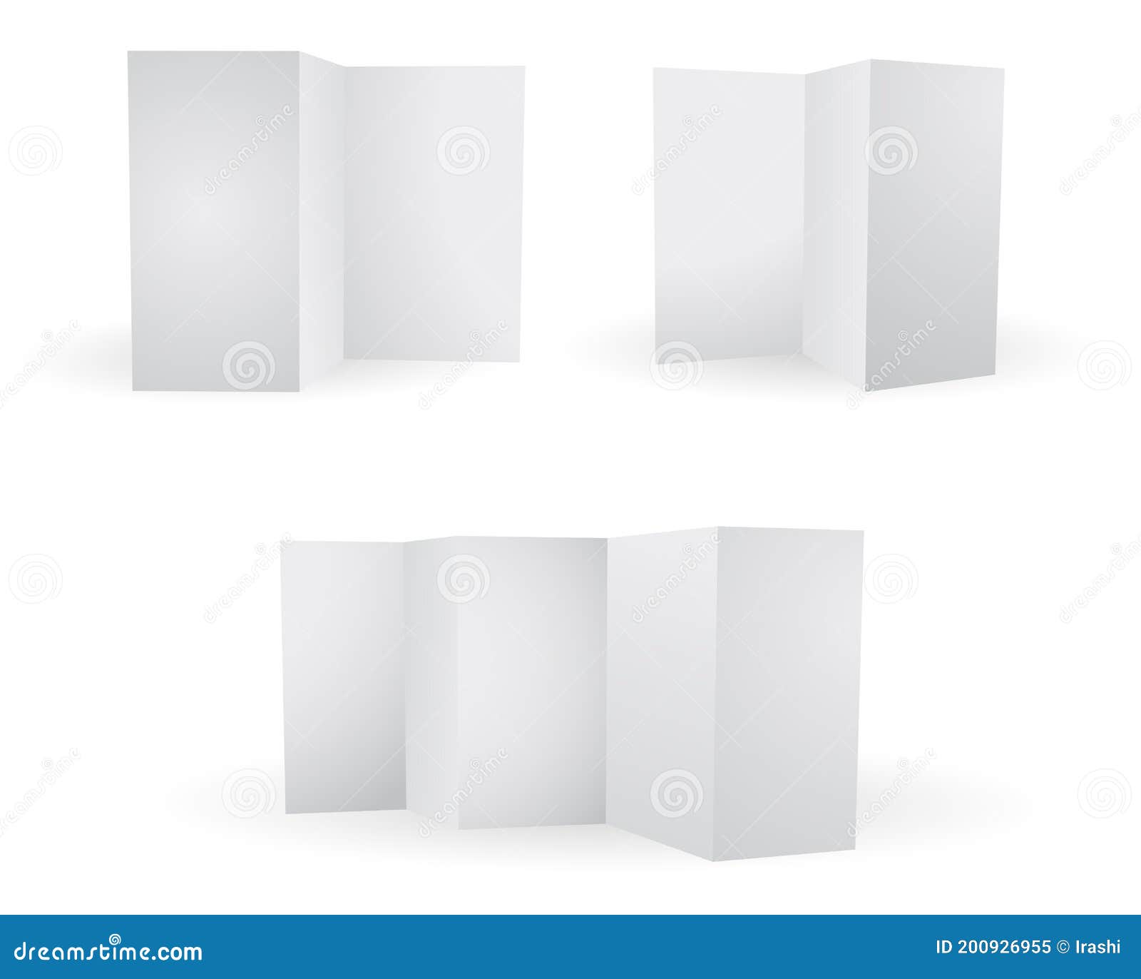 White paper banner 3d stock vector. Illustration of advertise - 200926955