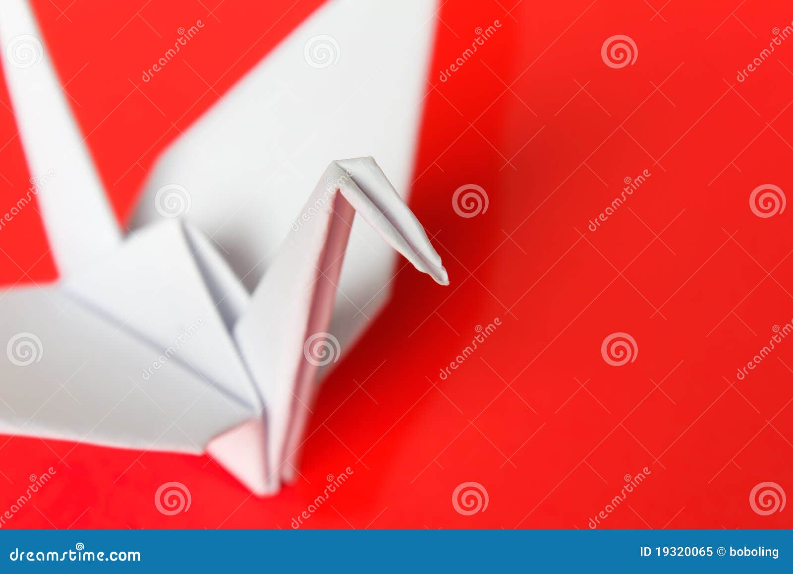White paper bird stock image. Image of folding, unique - 19320065