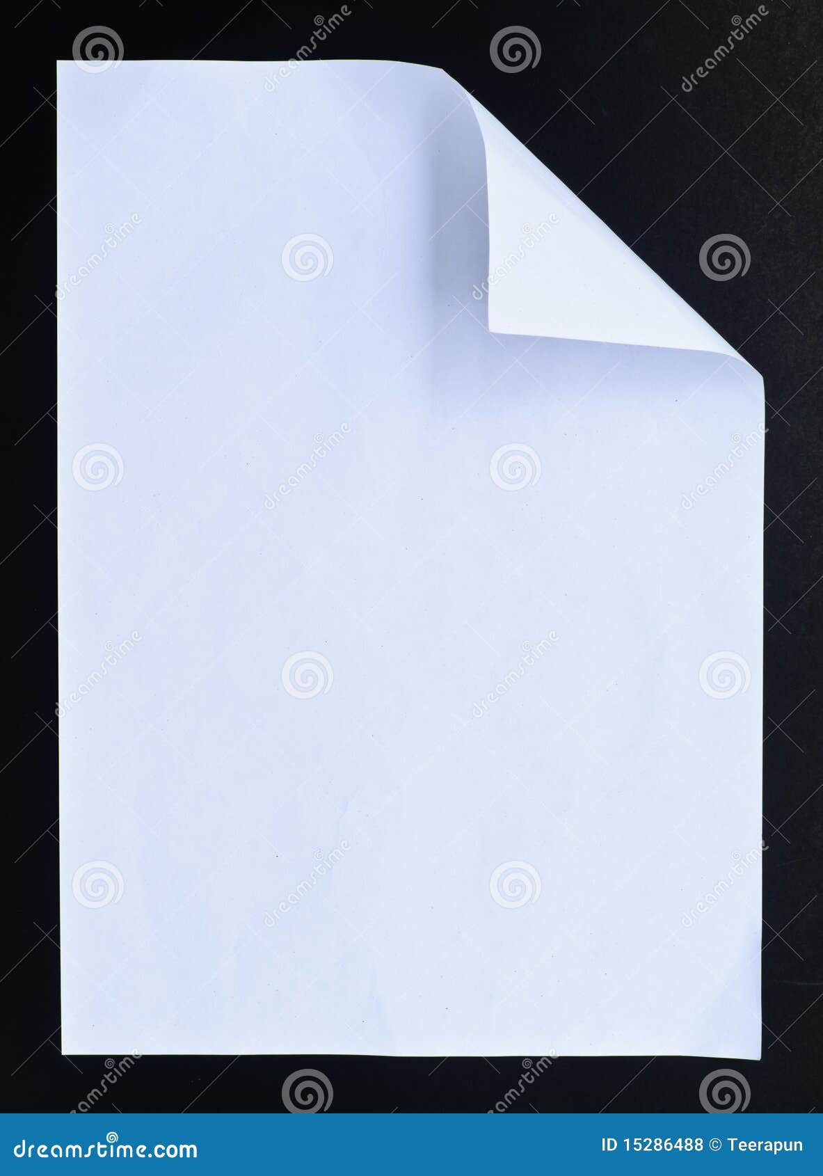White Paper Black Isolation Stock Photo - Image of grungy, message ...