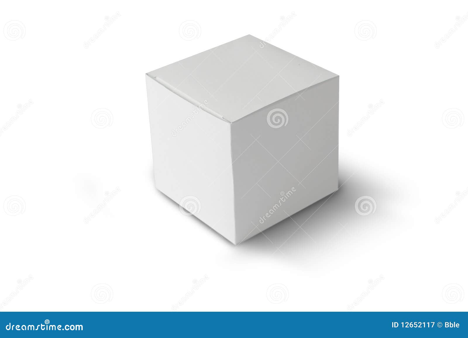 White paper box stock image. Image of background, shoot - 12652117
