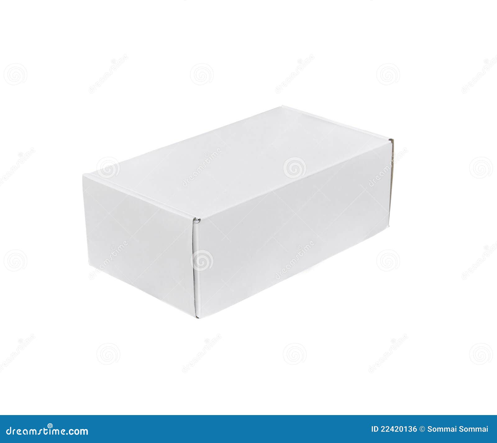 White paper box stock photo. Image of packer, fragile - 22420136