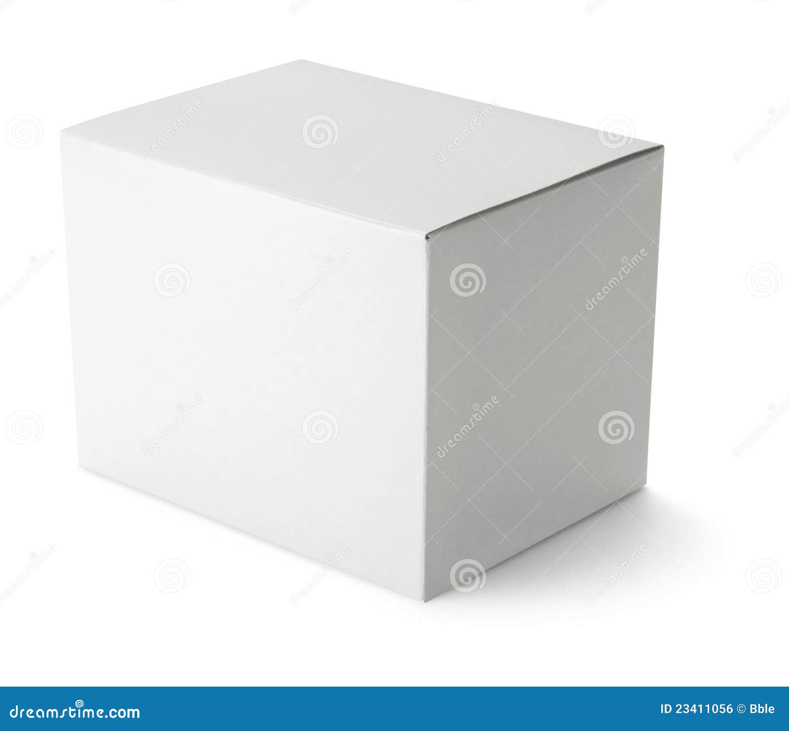 White paper box stock photo. Image of life, packaging - 23411056