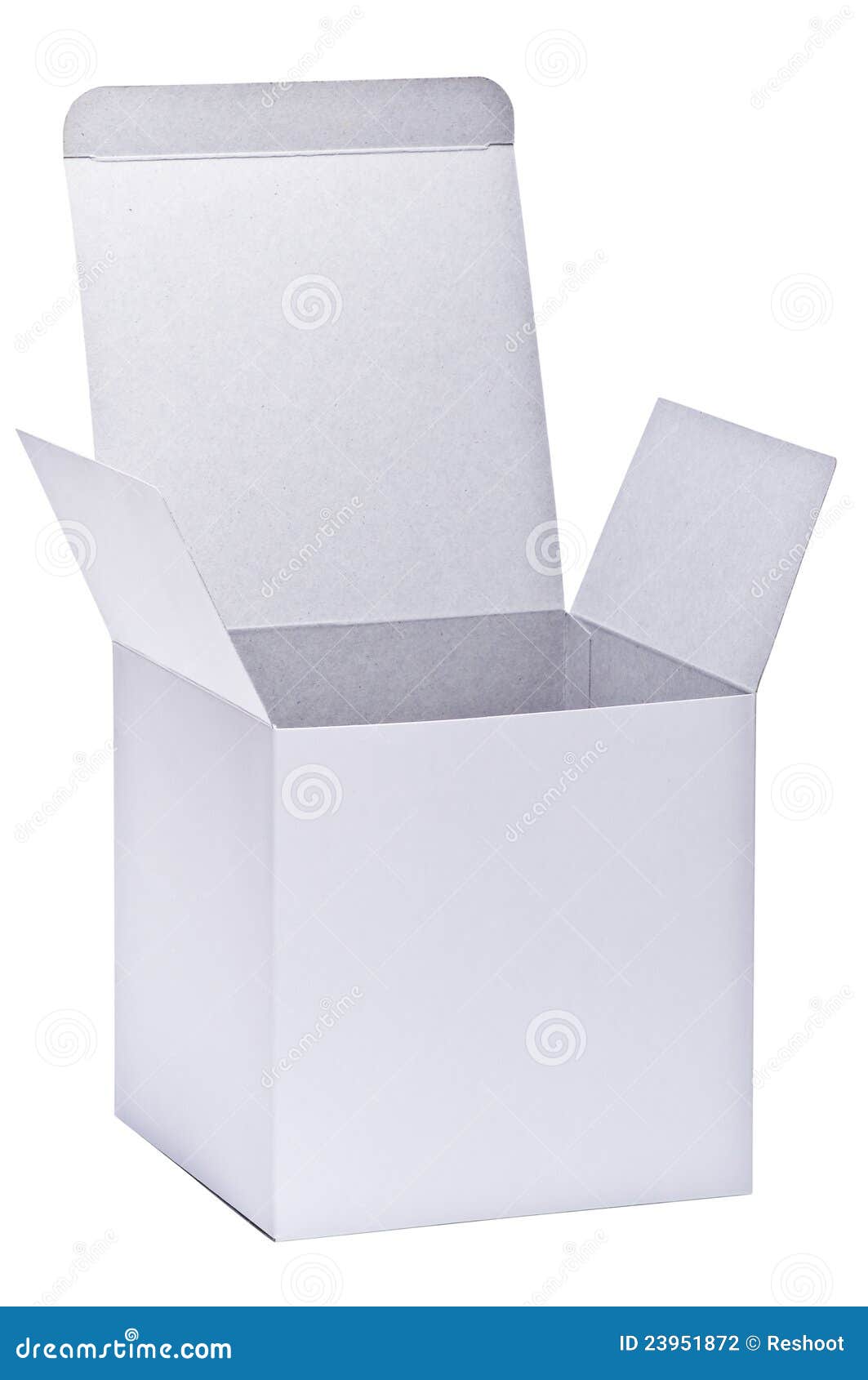 White paper box stock photo. Image of present, backgrounds - 23951872