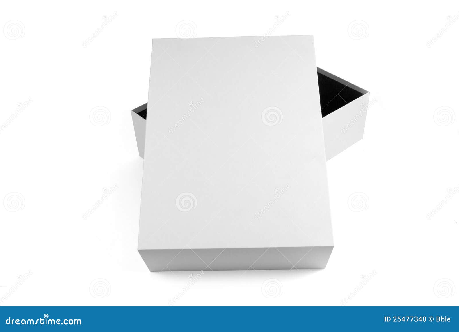 White paper box stock photo. Image of paper, studio, interior - 25477340