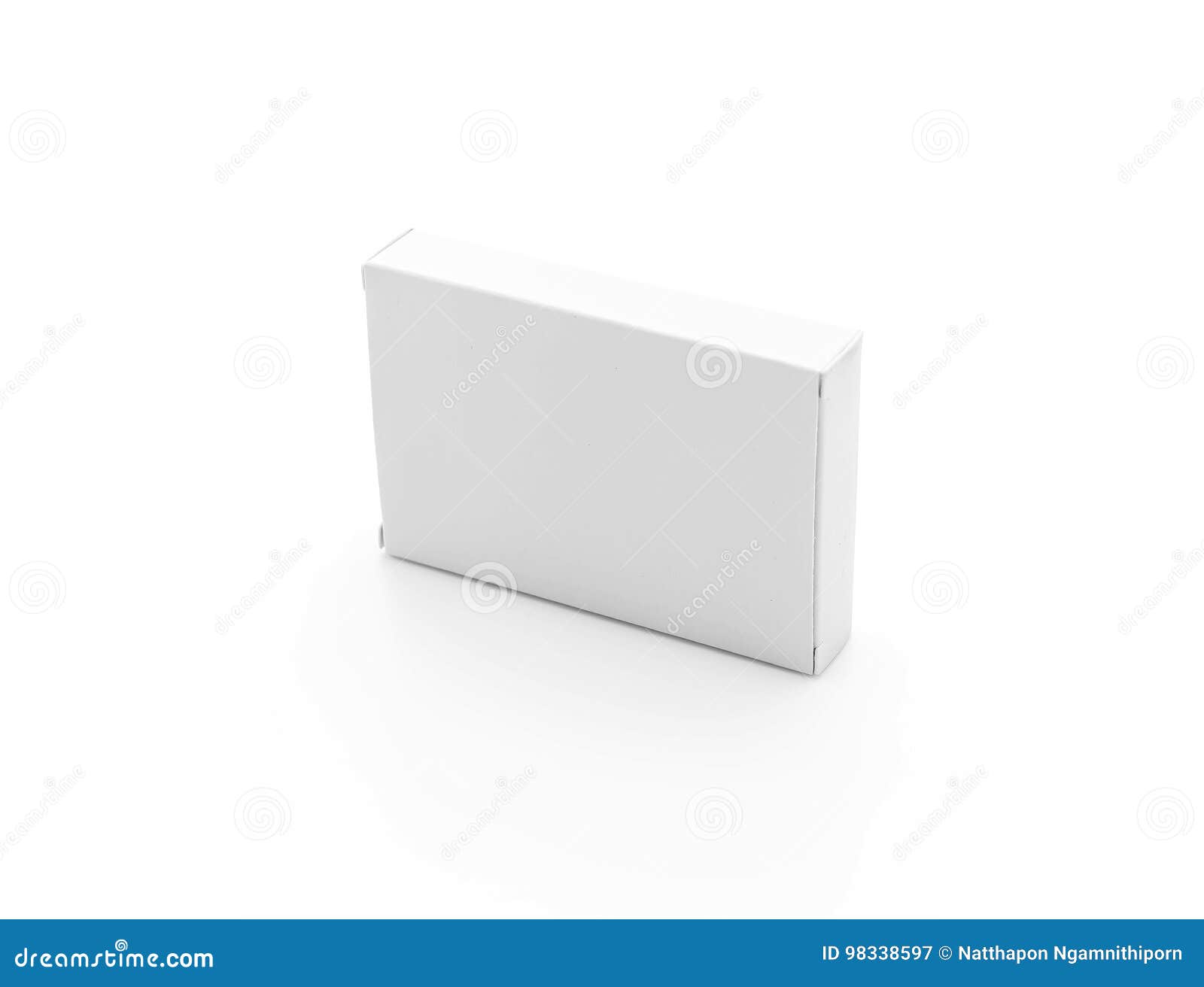 White paper box stock image. Image of pack, path, closed - 98338597