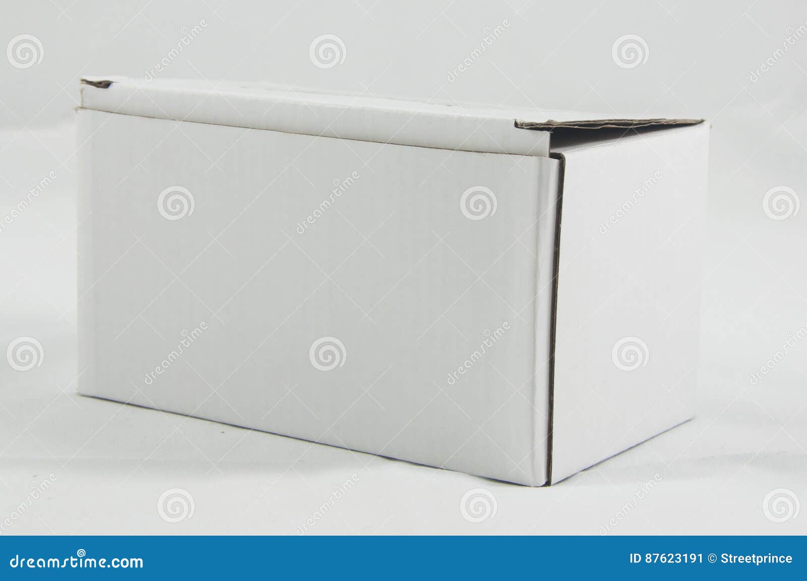 White paper box stock image. Image of foil, container - 87623191