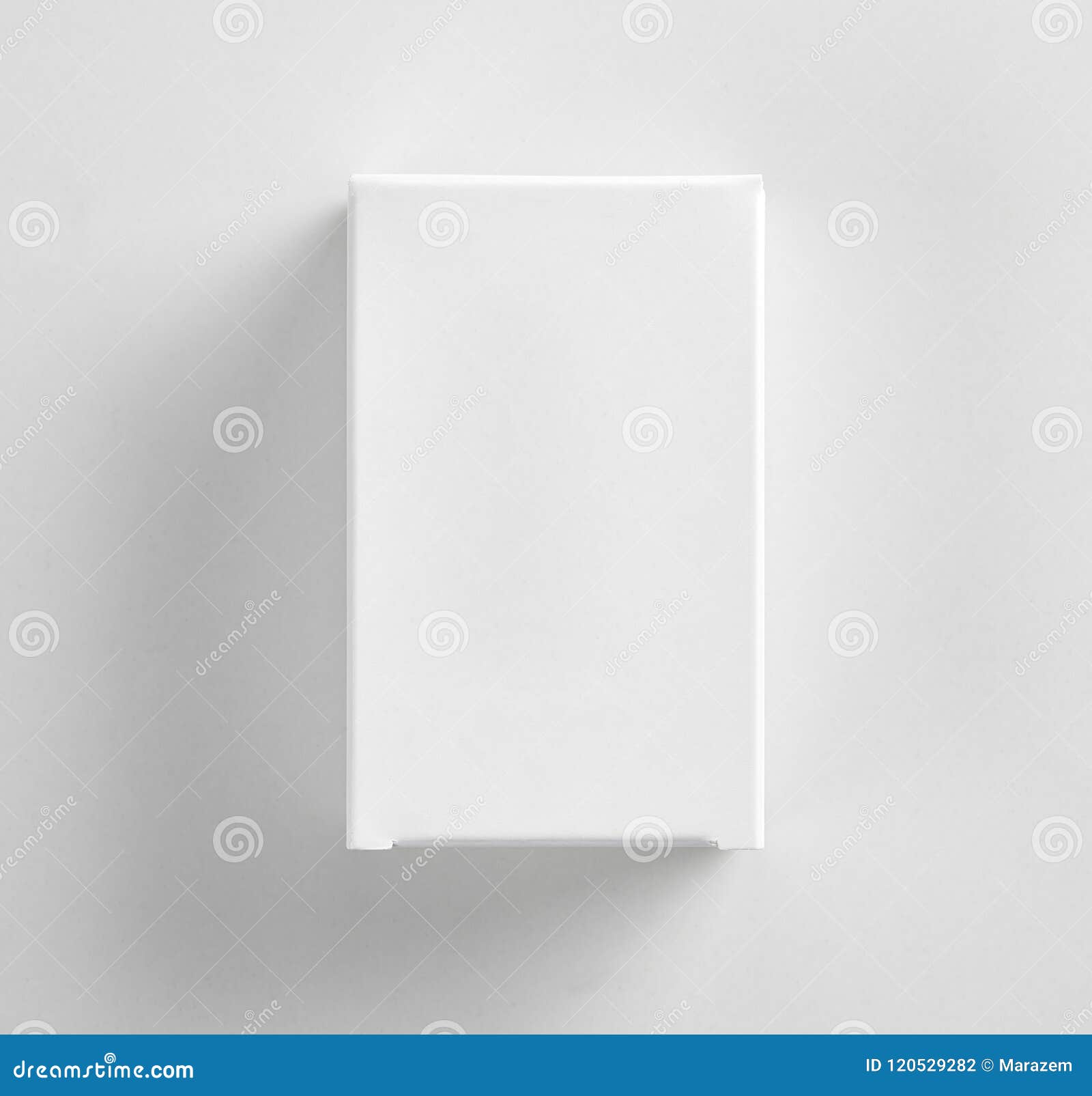 White paper box stock photo. Image of single, packing - 120529282
