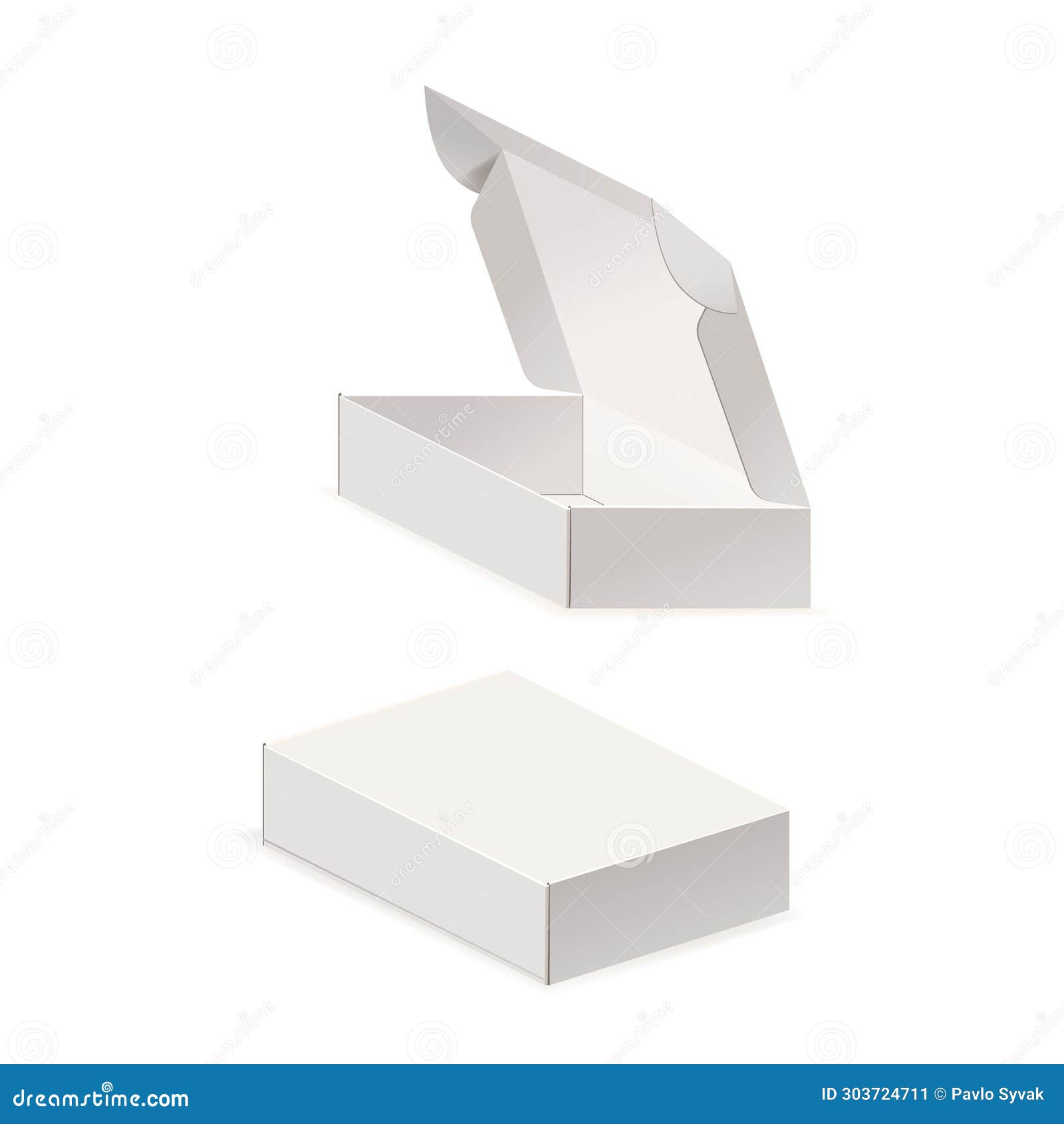 White Paper Boxes Mockup Design Showcasing Packaging Concept. Enhance ...
