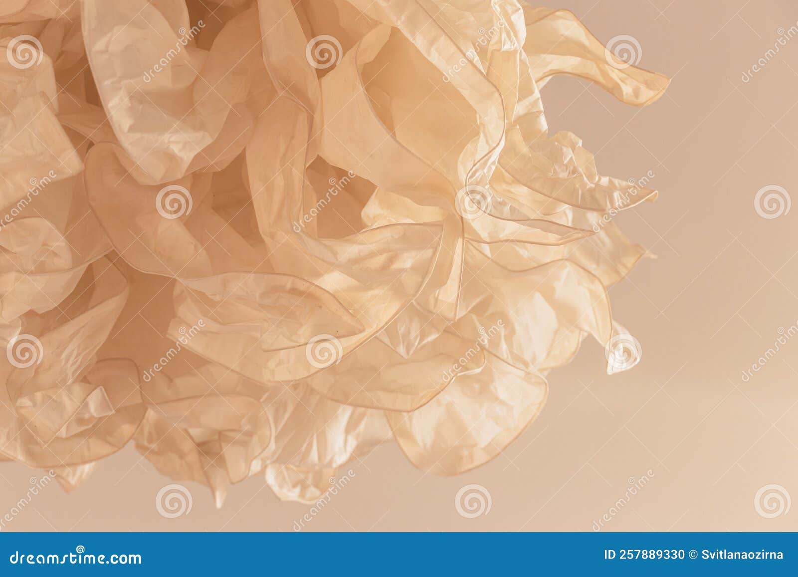 A White Paper Ceiling Lamp Hangs on a White Ceiling Stock Photo - Image ...