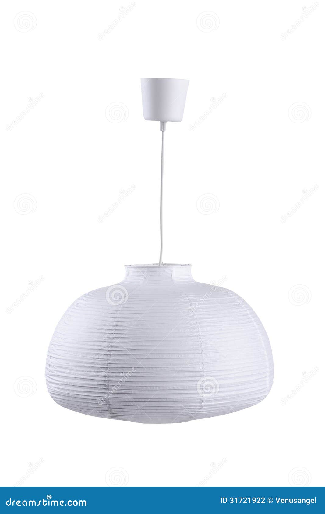 White paper ceiling lamp stock photo. Image of modern - 31721922