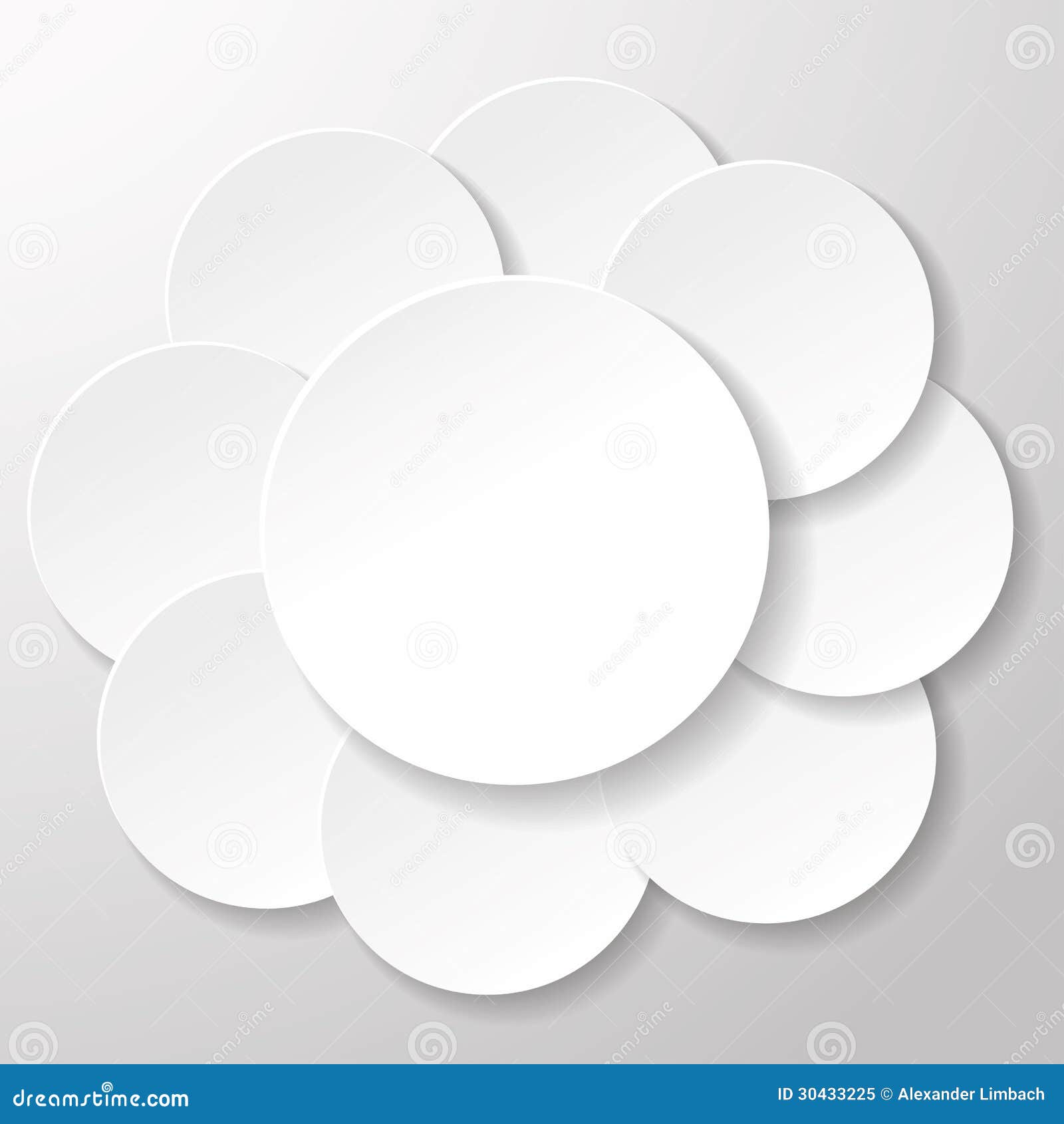 White Paper Circle Labels Stock Image | CartoonDealer.com #30433225