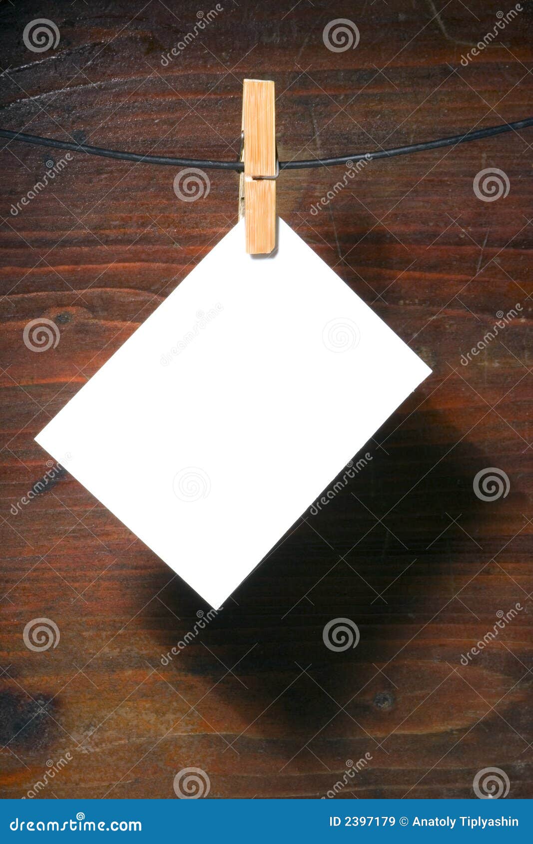 White Paper Clothes-peg Rope Stock Image - Image of announce, hang: 2397179