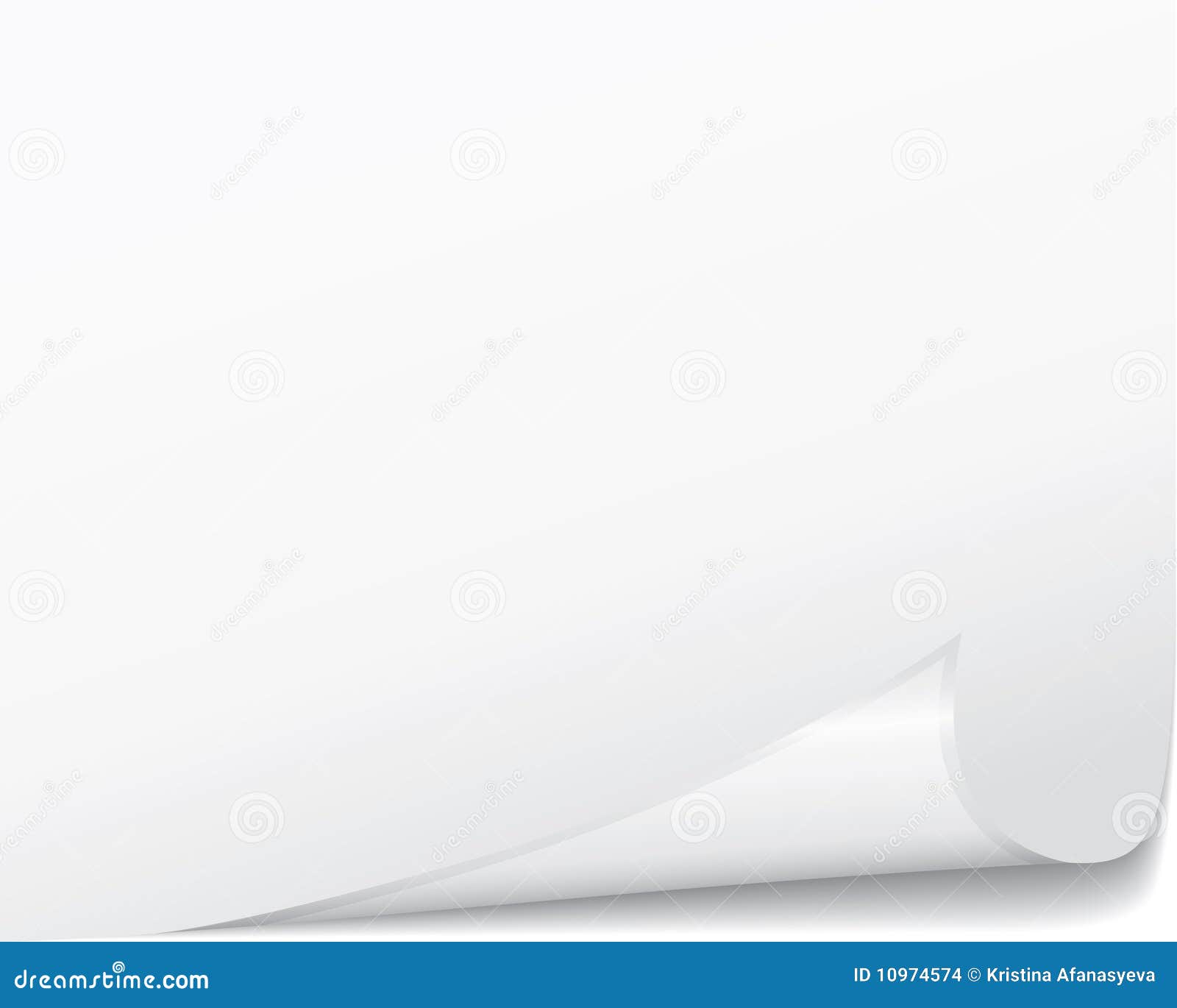 White paper corner stock vector. Illustration of blank - 10974574