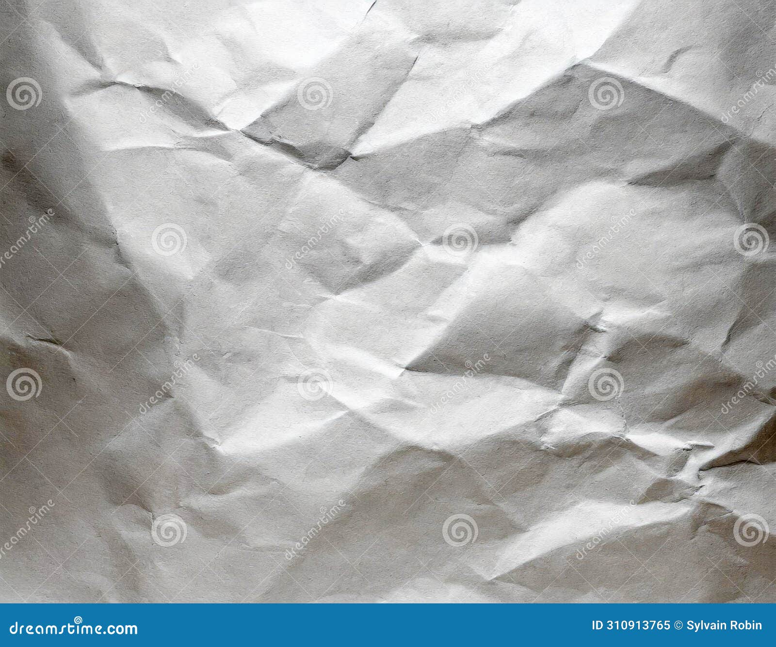 White Paper after Crumple Crush Document Empty Stock Image - Image of ...
