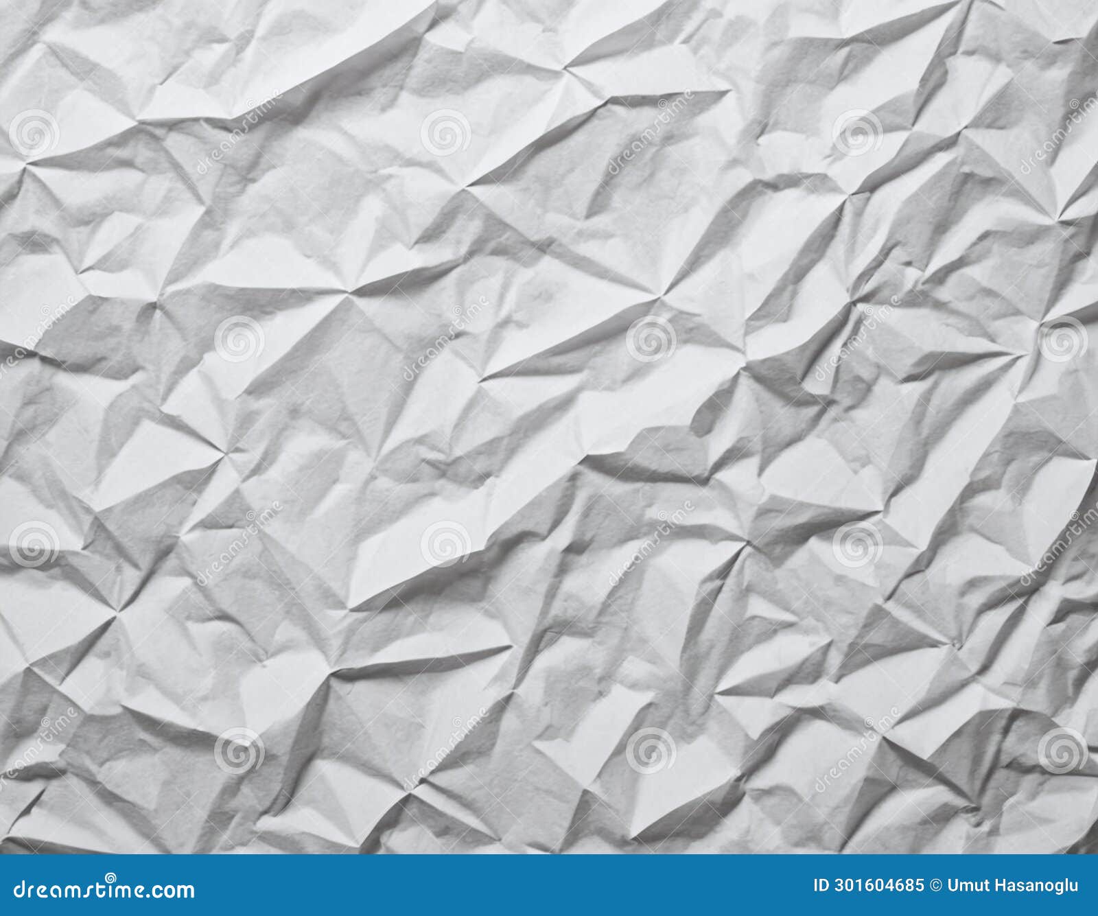White Blank Crumpled Wrinkled Paper Sheet Texture Pattern Creative ...