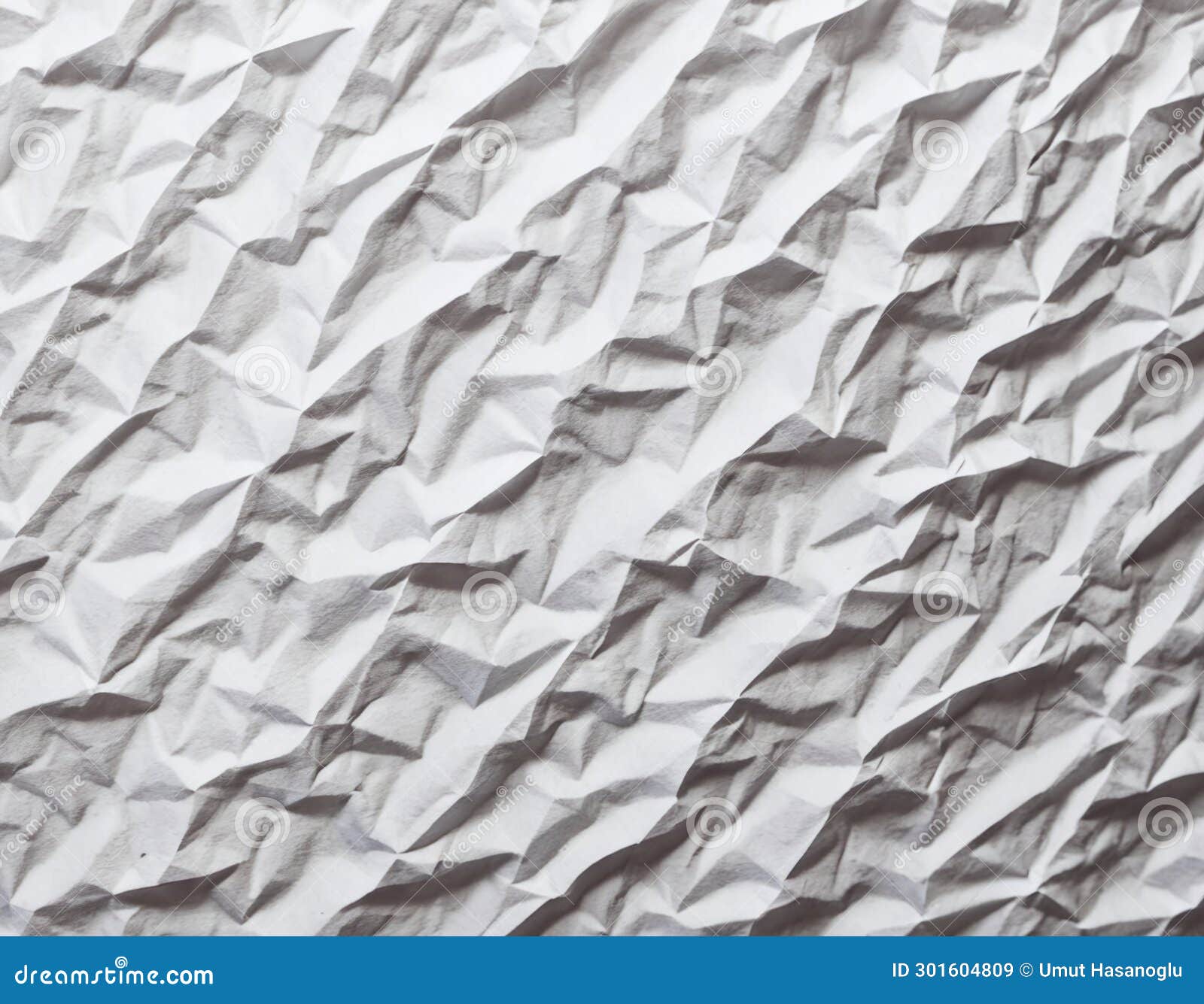 White Blank Crumpled Wrinkled Paper Sheet Texture Pattern Creative ...