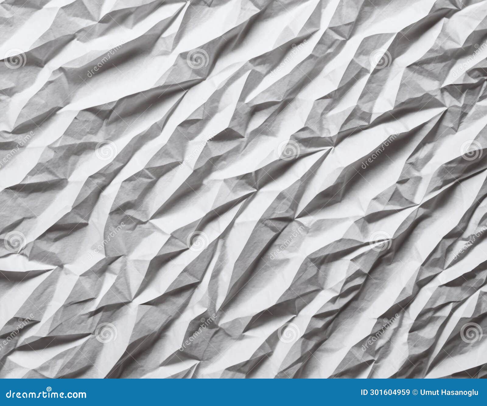 White Blank Crumpled Wrinkled Paper Sheet Texture Pattern Creative ...