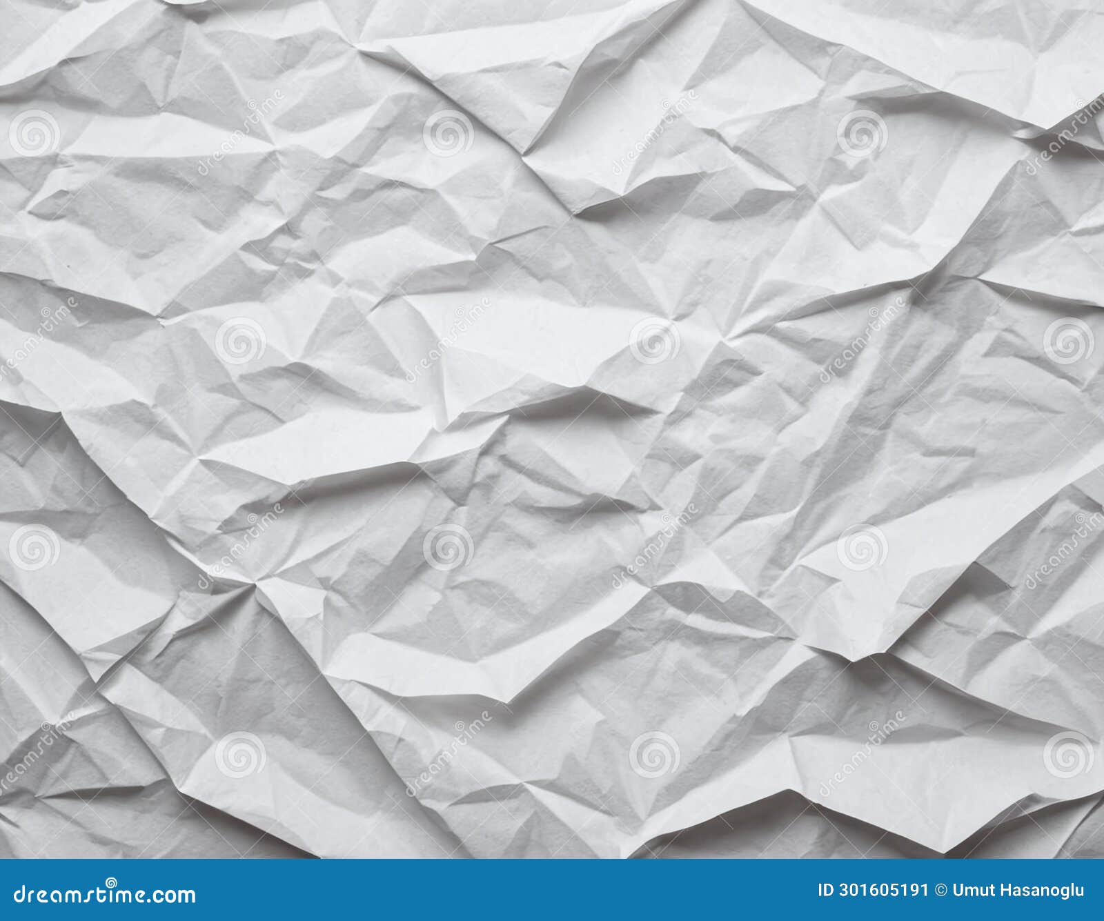 White Blank Crumpled Wrinkled Paper Sheet Texture Pattern Creative ...