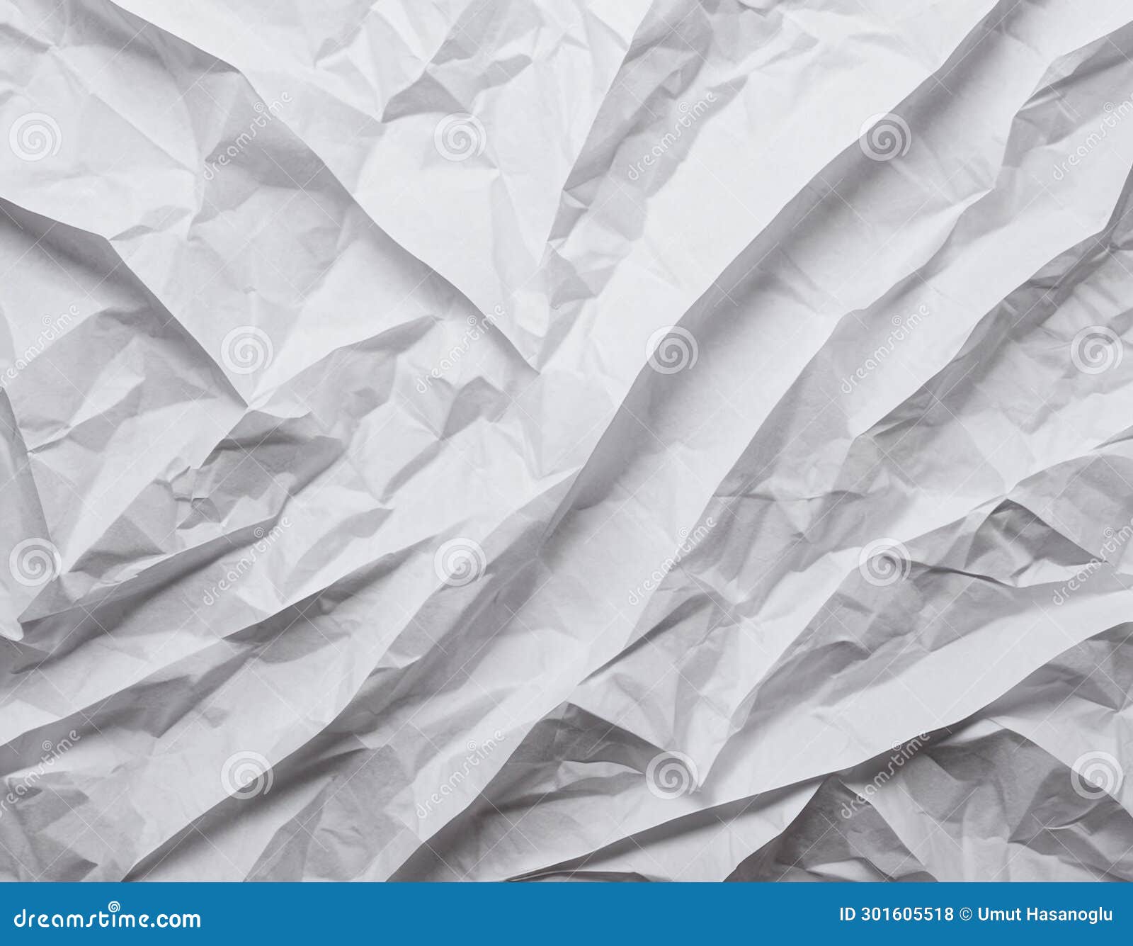 White Blank Crumpled Wrinkled Paper Sheet Texture Pattern Creative ...