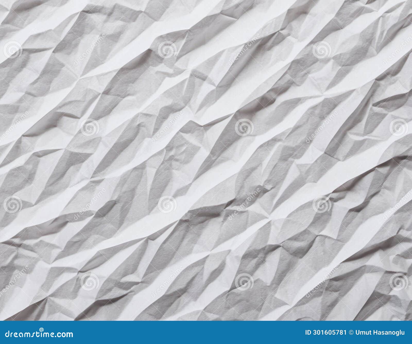 White Blank Crumpled Wrinkled Paper Sheet Texture Pattern Creative ...