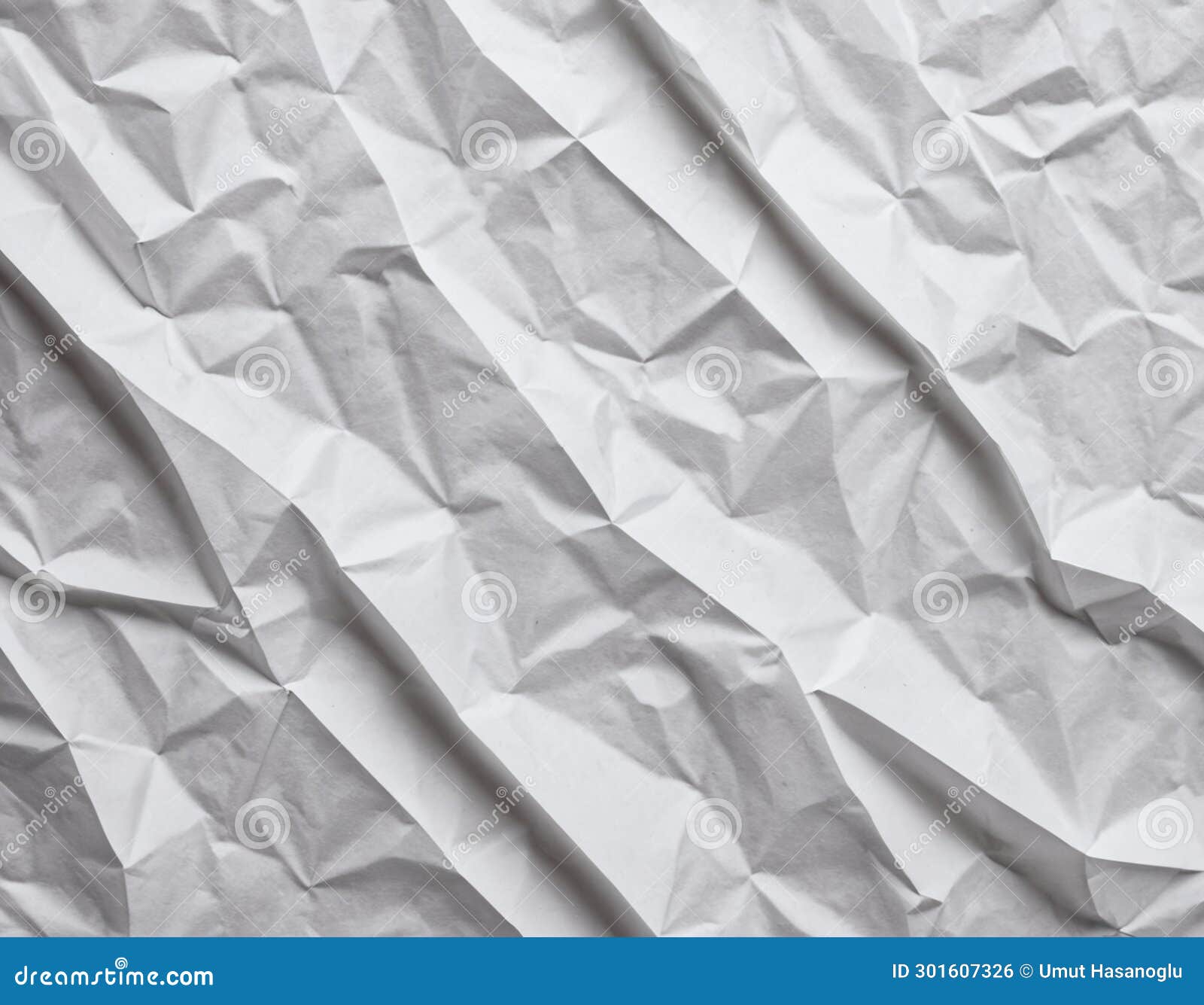 White Blank Crumpled Wrinkled Paper Sheet Texture Pattern Creative ...