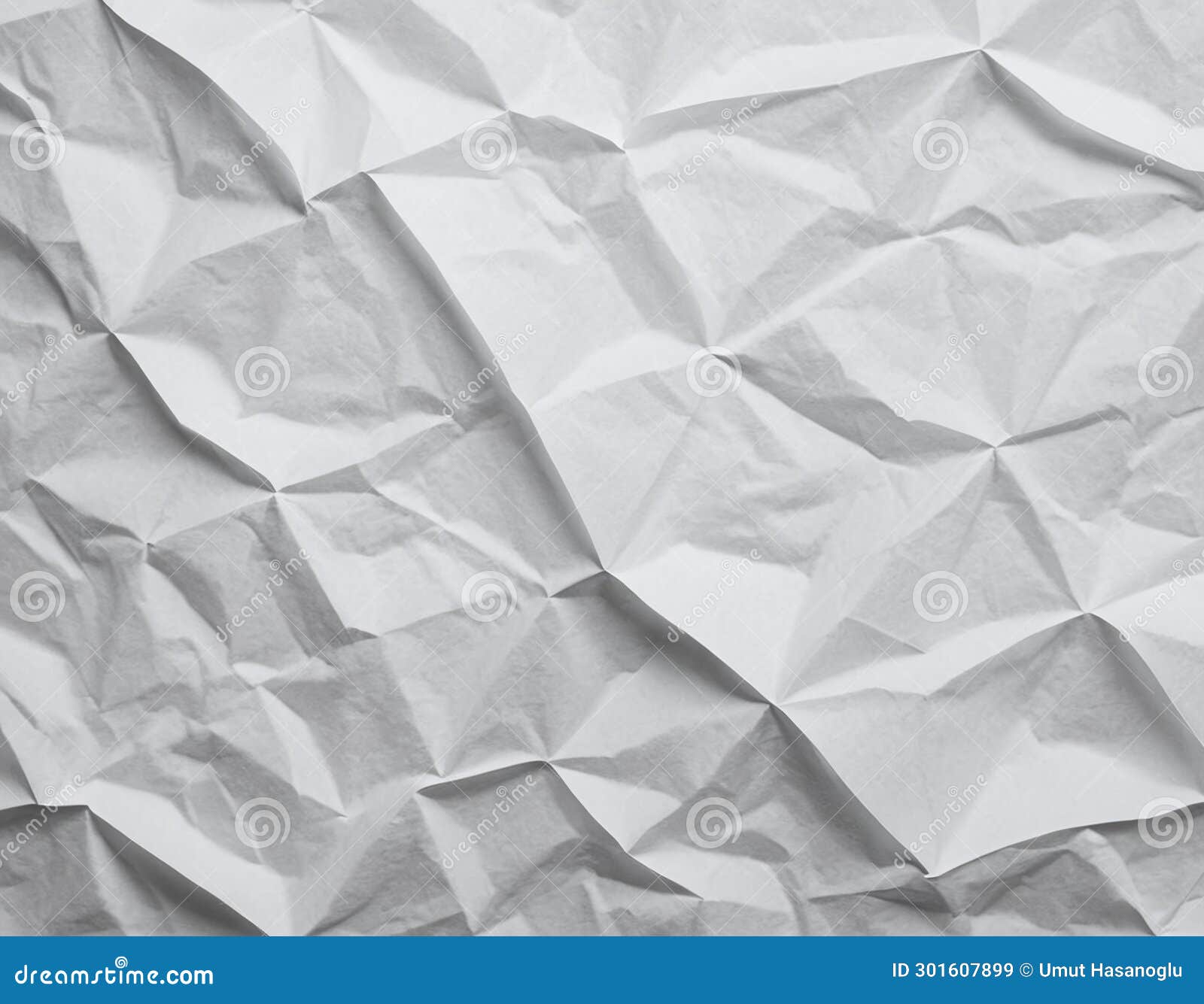 White Blank Crumpled Wrinkled Paper Sheet Texture Pattern Creative ...