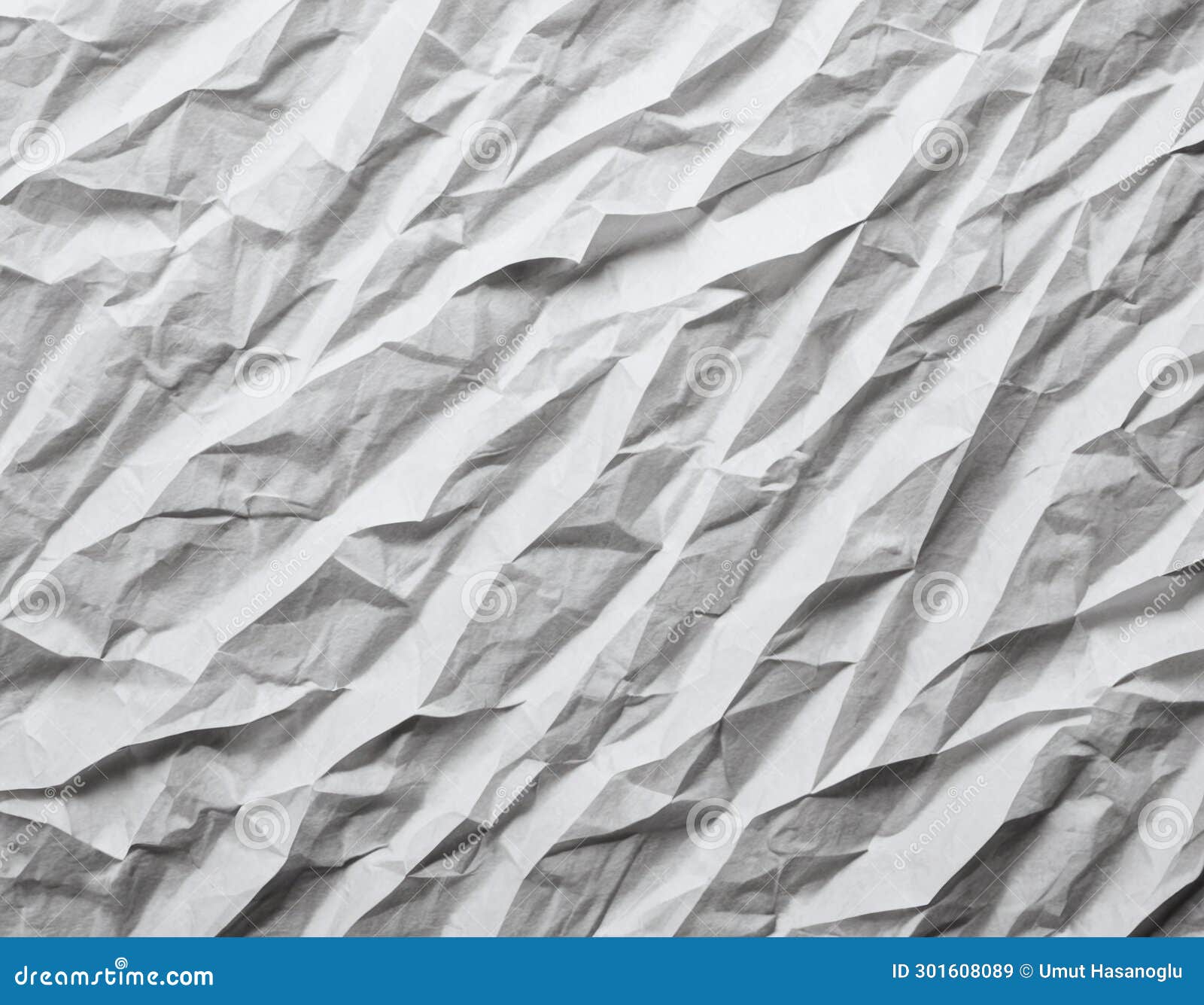 White Blank Crumpled Wrinkled Paper Sheet Texture Pattern Creative ...