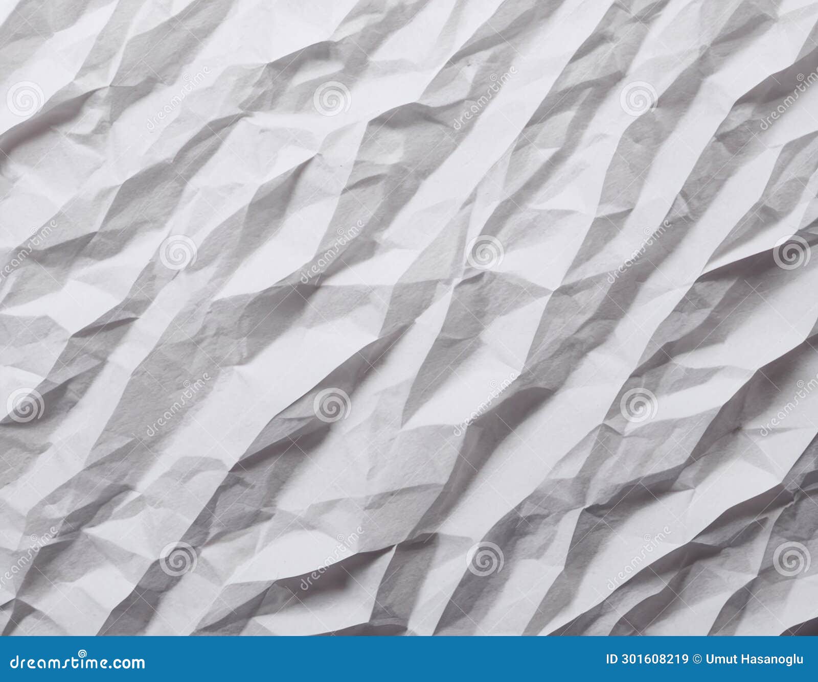 White Blank Crumpled Wrinkled Paper Sheet Texture Pattern Creative ...