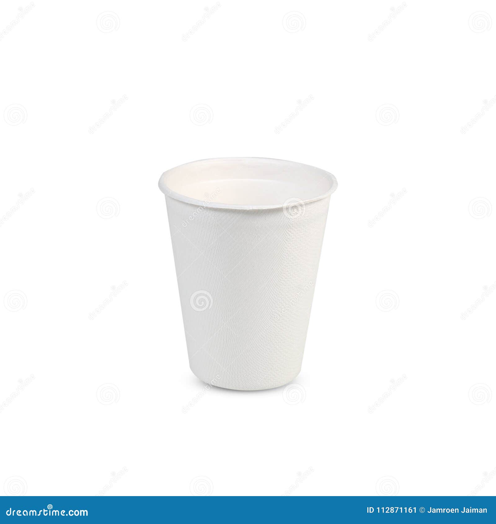 White Paper Cup Isolated on White Stock Image - Image of isolated ...