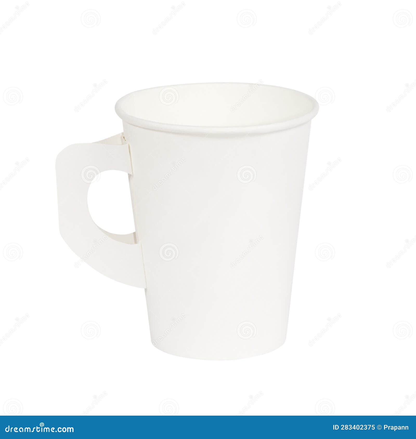 White Paper Cup isolated stock image. Image of plastic - 283402375
