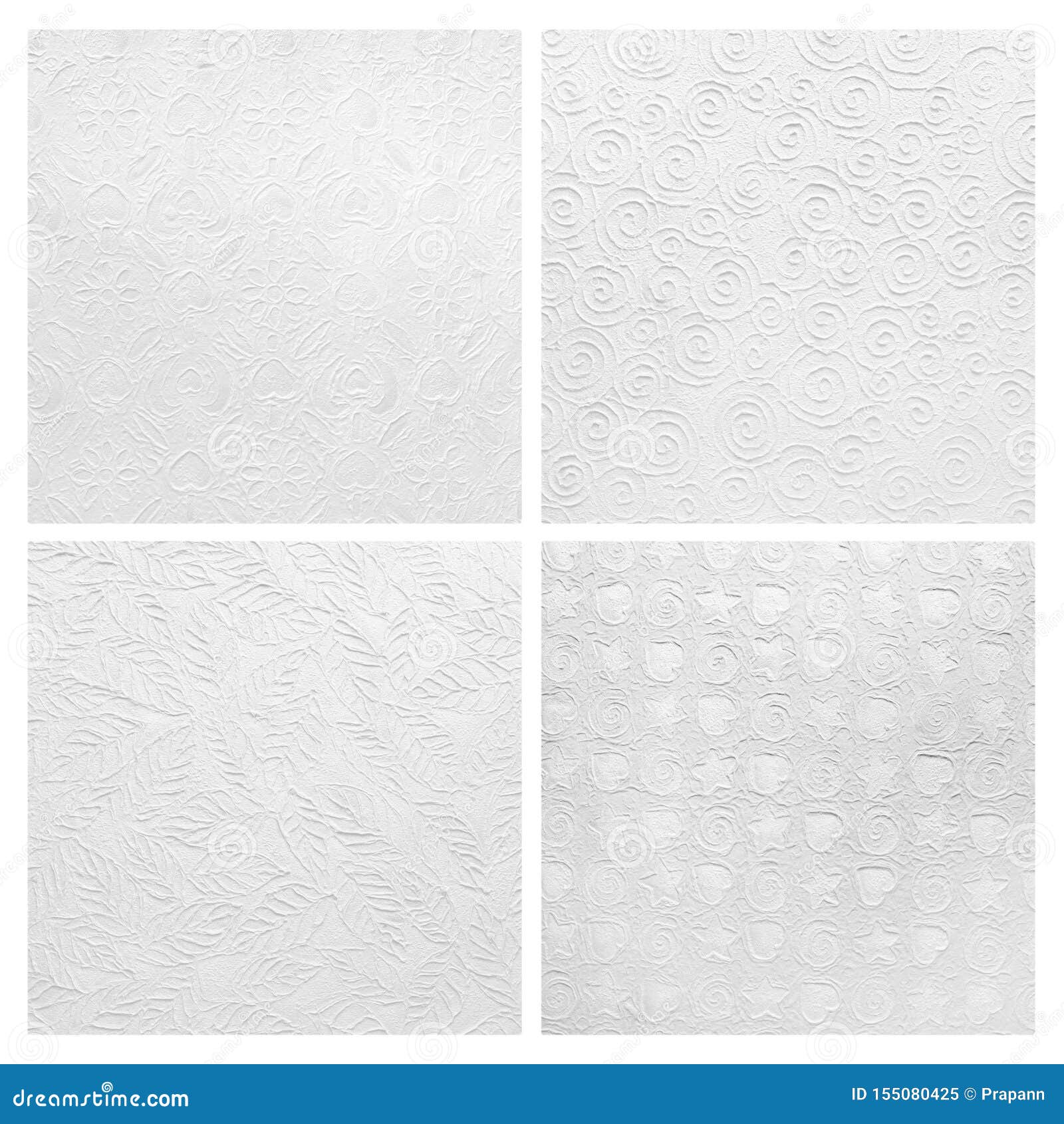 White Paper with Decorative Pattern Texture for Background Stock Image ...