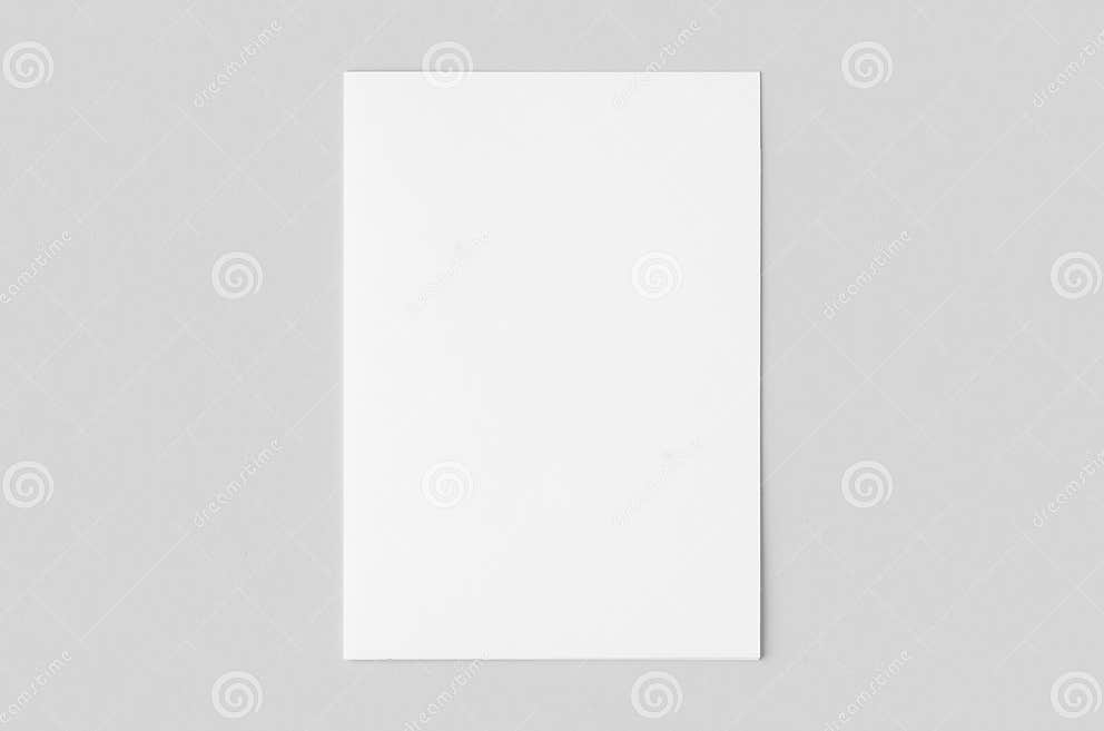 White Paper File Folder Mockup., Cover Stock Image - Image of folder ...