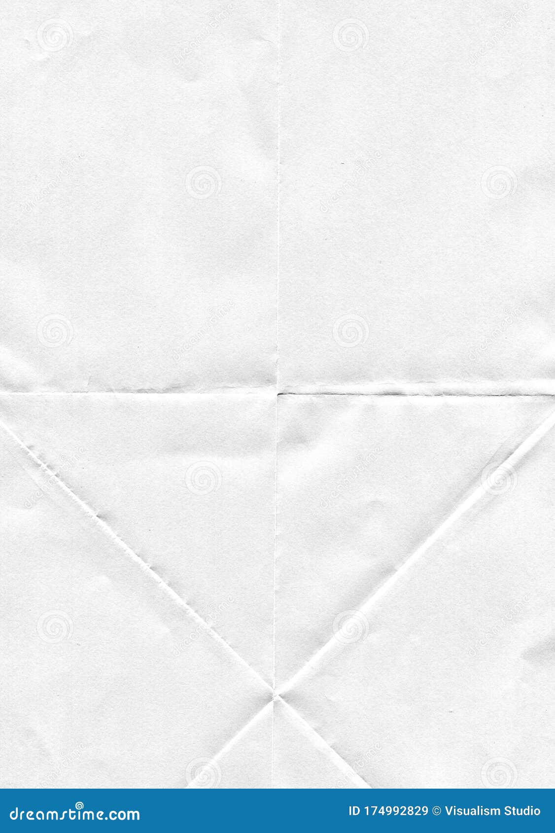 White Paper Flip Textured White Sheet of Paper with Realistic Curled ...