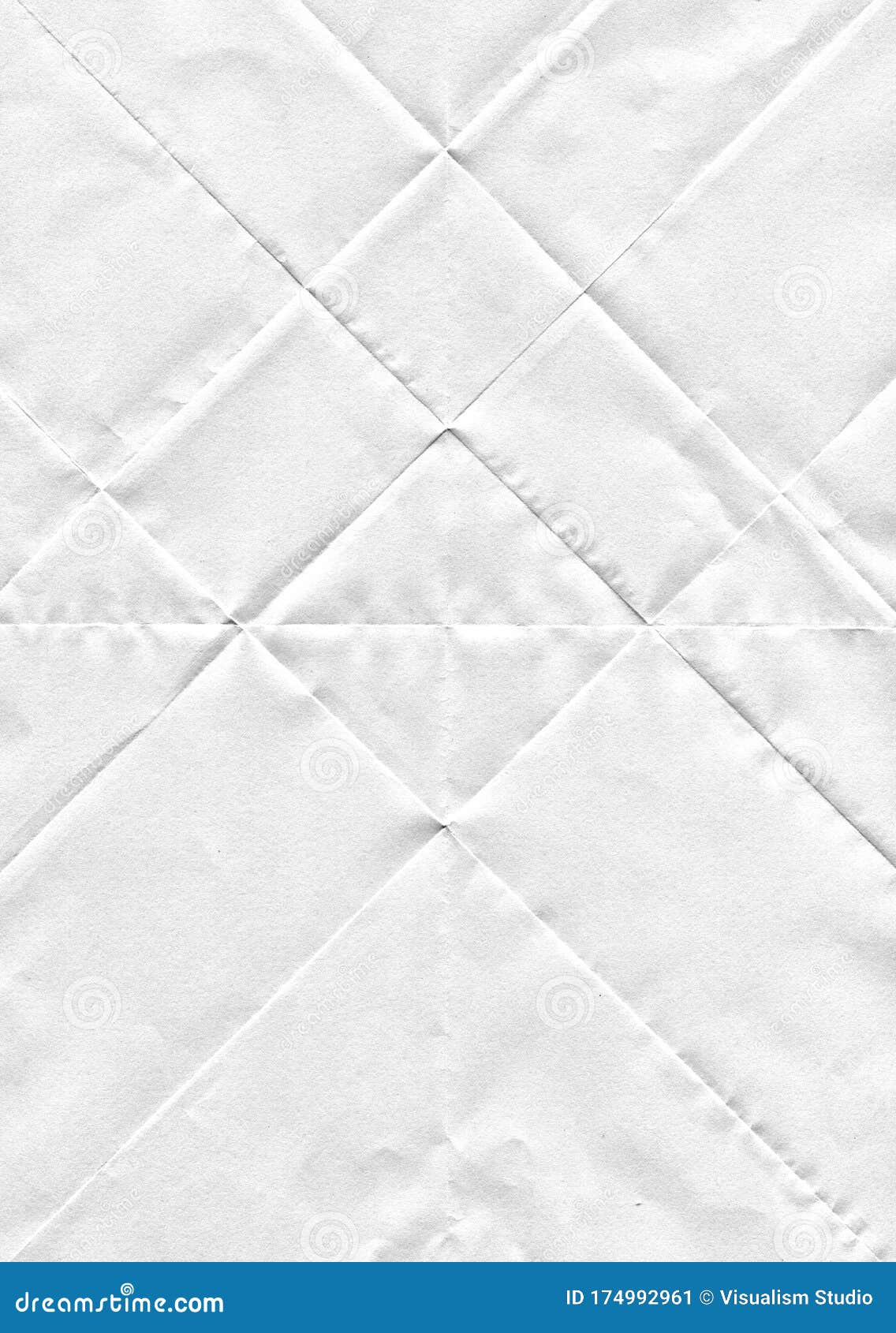 White Paper Flip Textured White Sheet of Paper with Realistic Curled ...