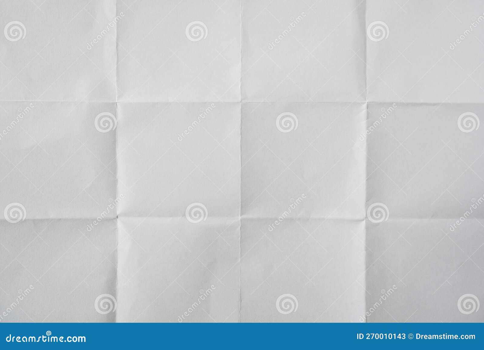 White Paper Folded Four Times Background Stock Image - Image of ...