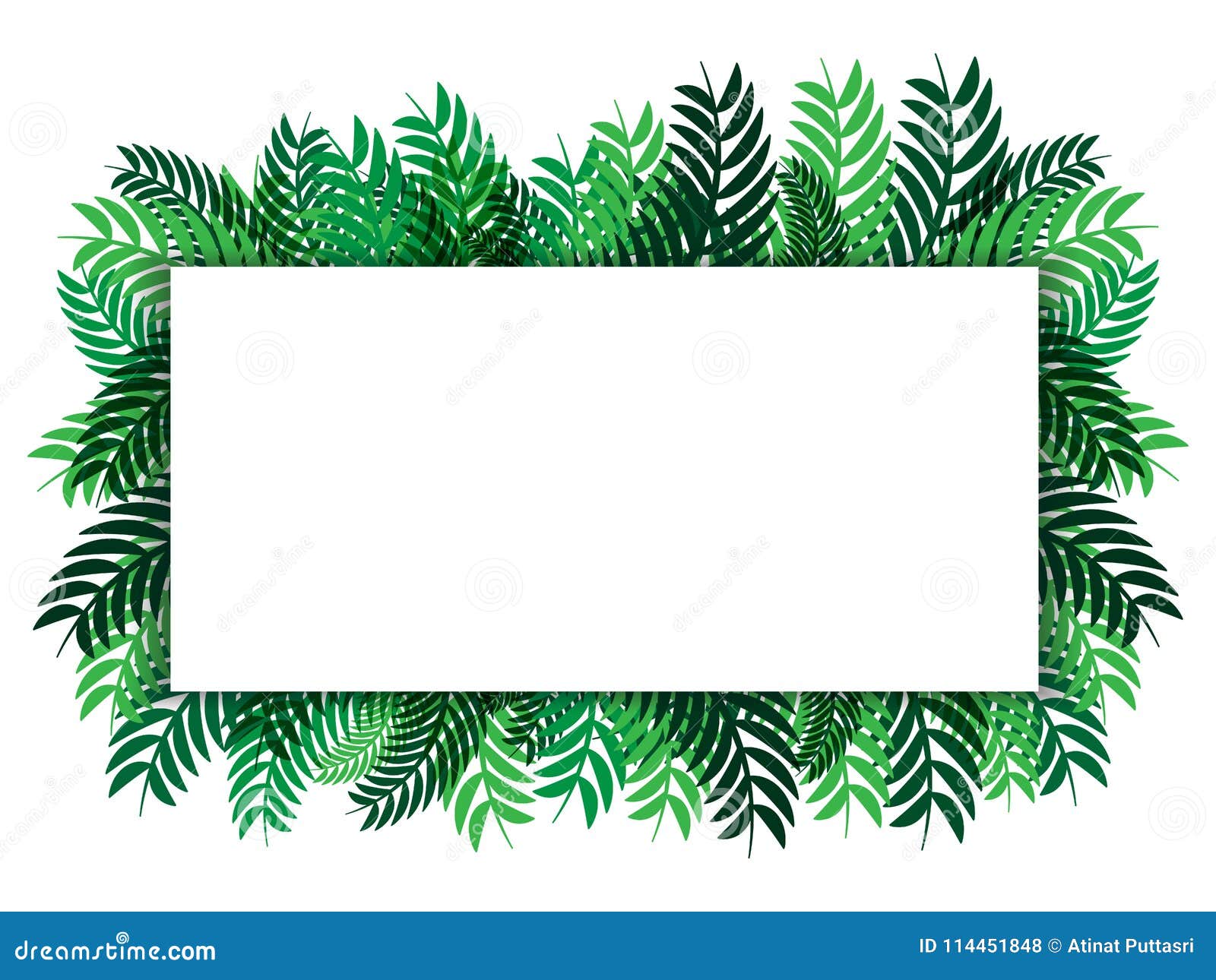 White Paper on Green Leaves Background Vector Abstract Nature ... White Paper on Green Leaves Background Vector Abstract Nature ...