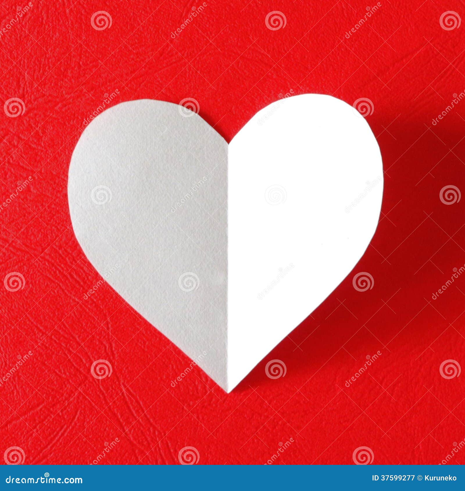 White paper heart stock image. Image of mysterious, passion - 37599277