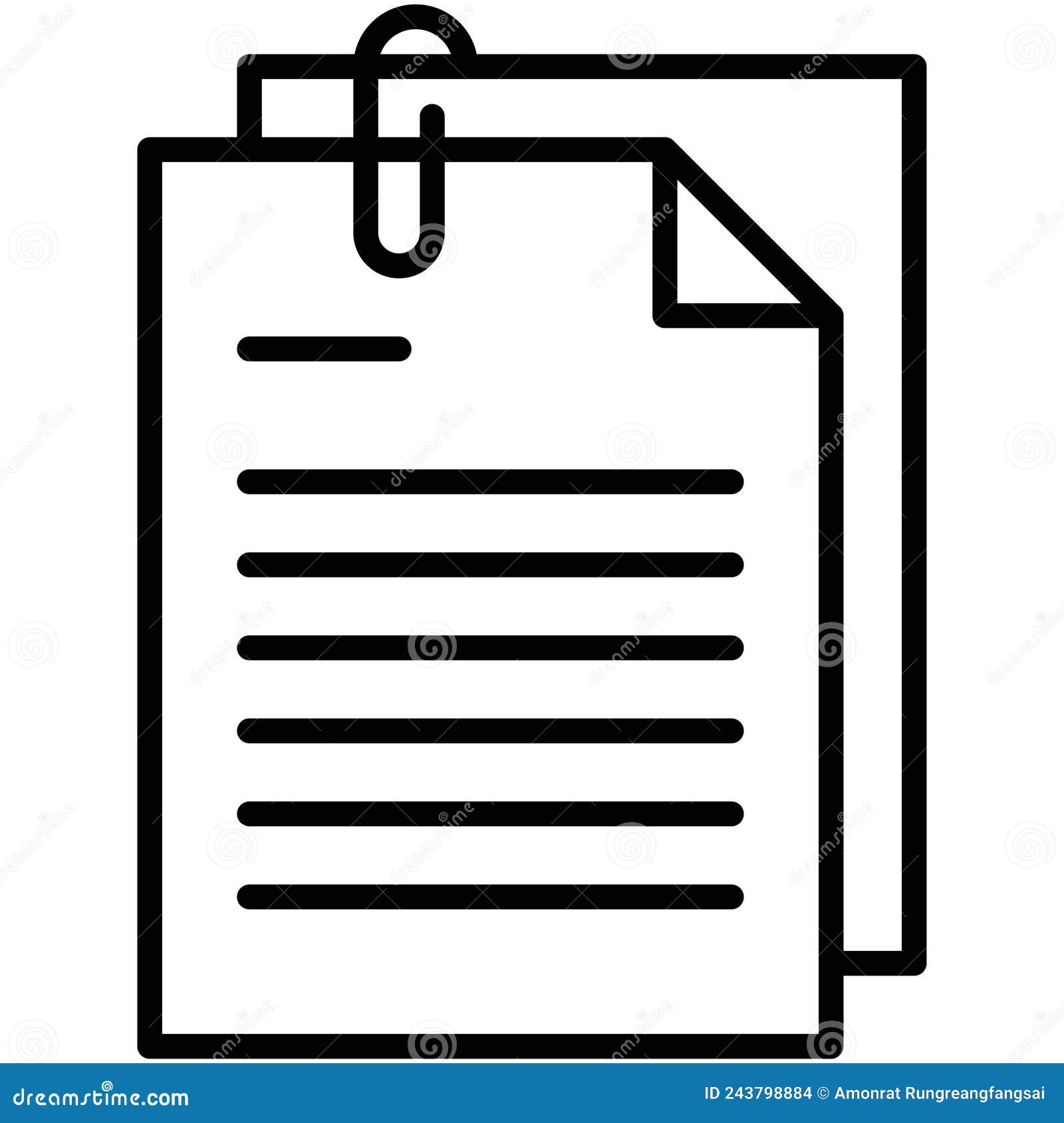 White Paper Icon, Blockchain Related Vector Illustration Stock Vector ...