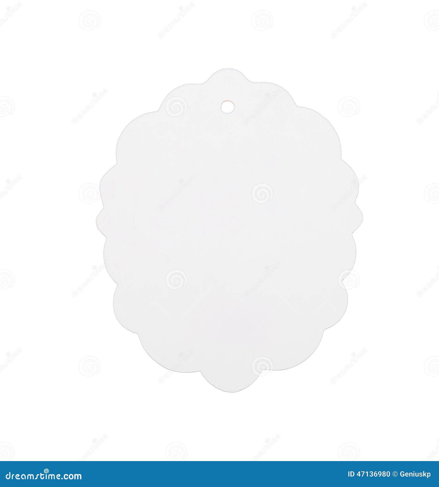 White paper label stock photo. Image of banner, greeting - 47136980